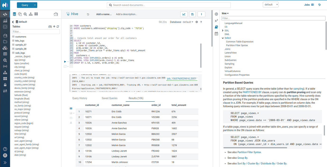Blog post: Built-in Hive language reference in the SQL Editor - Hue ...