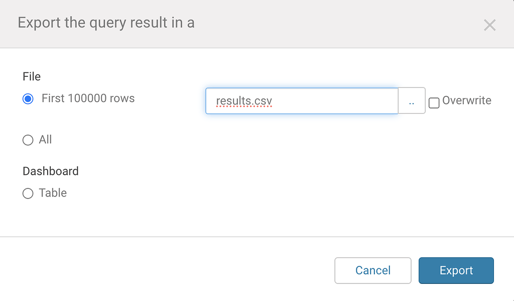 Use s3 file system to export query results - Administrator: installation, configuration - Hue ...