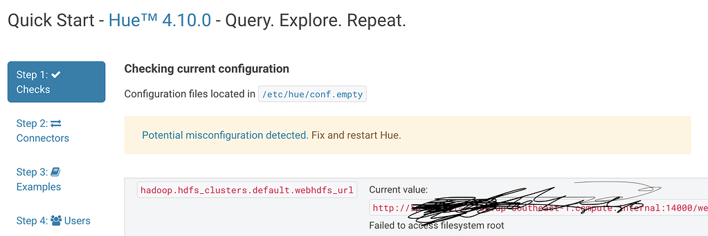Potential configuration mismatch Hue on AWS EMR - Bug reports - Hue Discourse